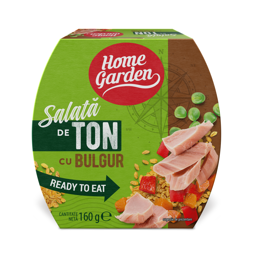 HOME GARDEN Salata De Ton Cu Bulgur 160g - Homegarden